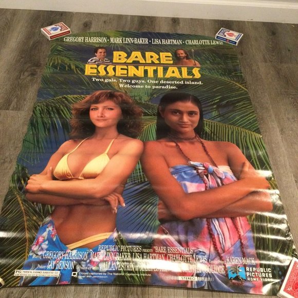 Art | Bare Essentials Movie Poster 27x4 Gregory Harrison Lisa Hartman Black Mark | Poshmark
